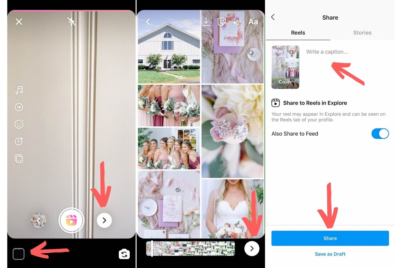 3 Step Instagram Reel Tutorial for Wedding Photographers