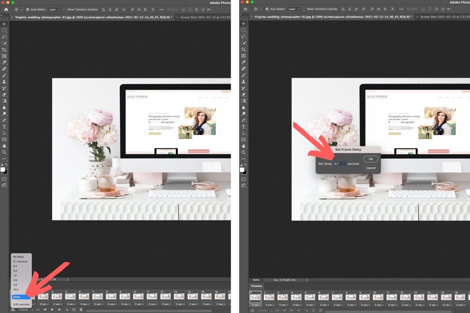 How to Create Scrolling Website Graphics in Photoshop | Alina Thomas