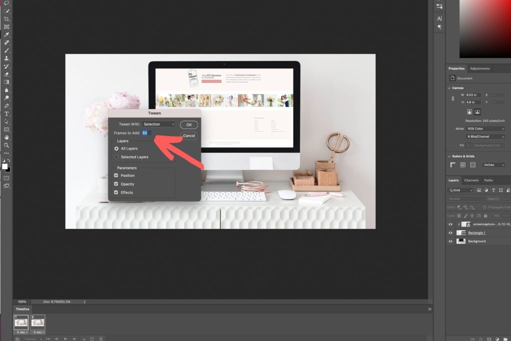 How to Create Scrolling Website Graphics in Photoshop | Alina Thomas