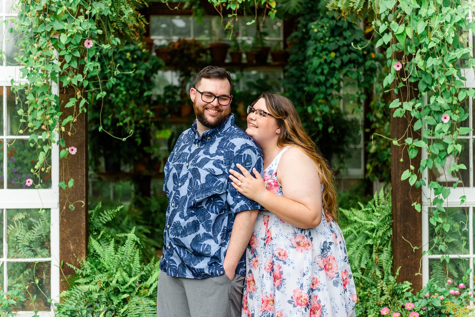 Vaughan House Greenhouse Engagement Photos: Laurin + Melanie