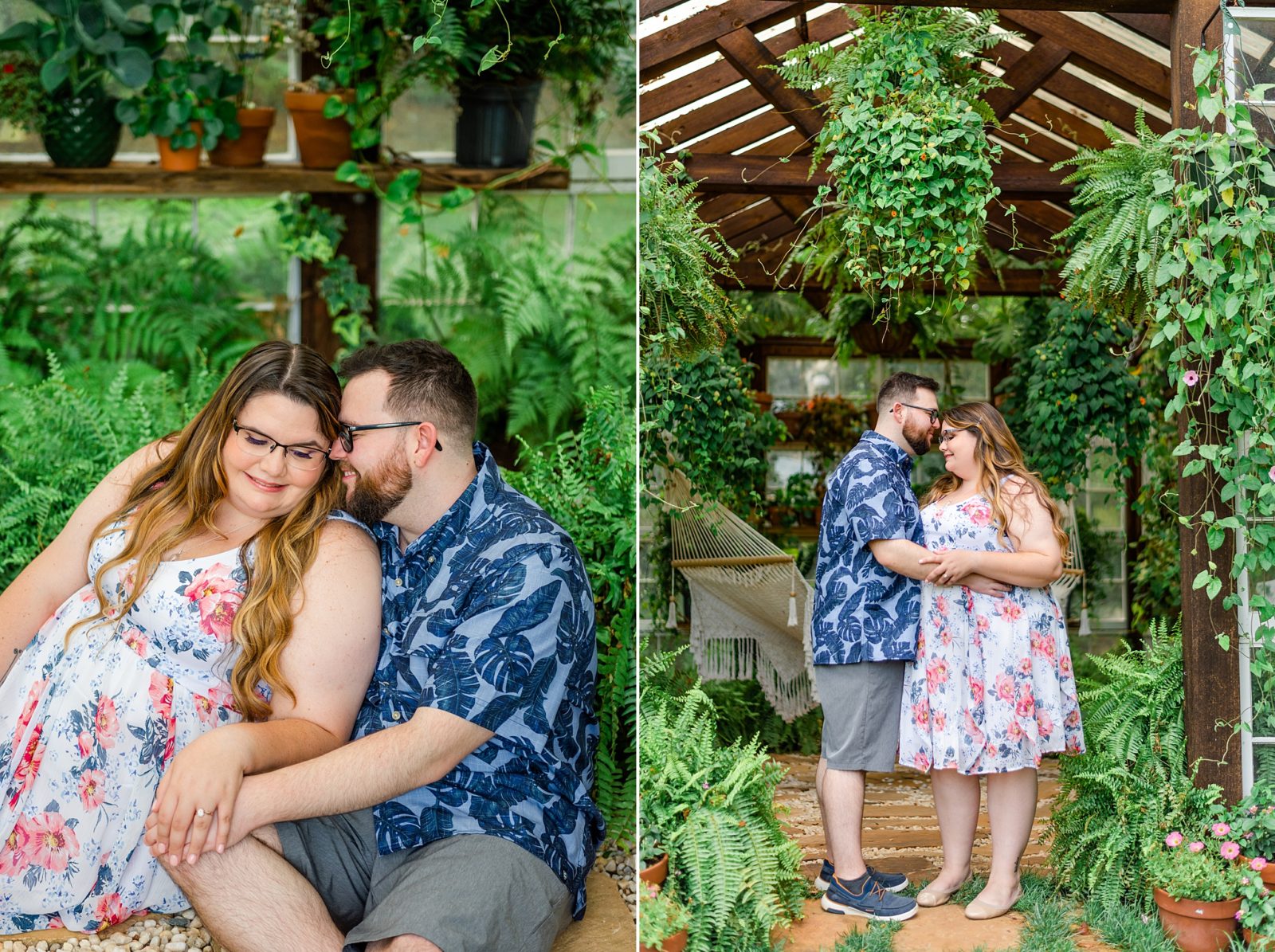 Vaughan House Greenhouse Engagement Photos: Laurin + Melanie