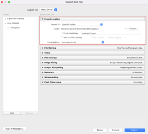 Lightroom Export Settings Every Photographer Should Know