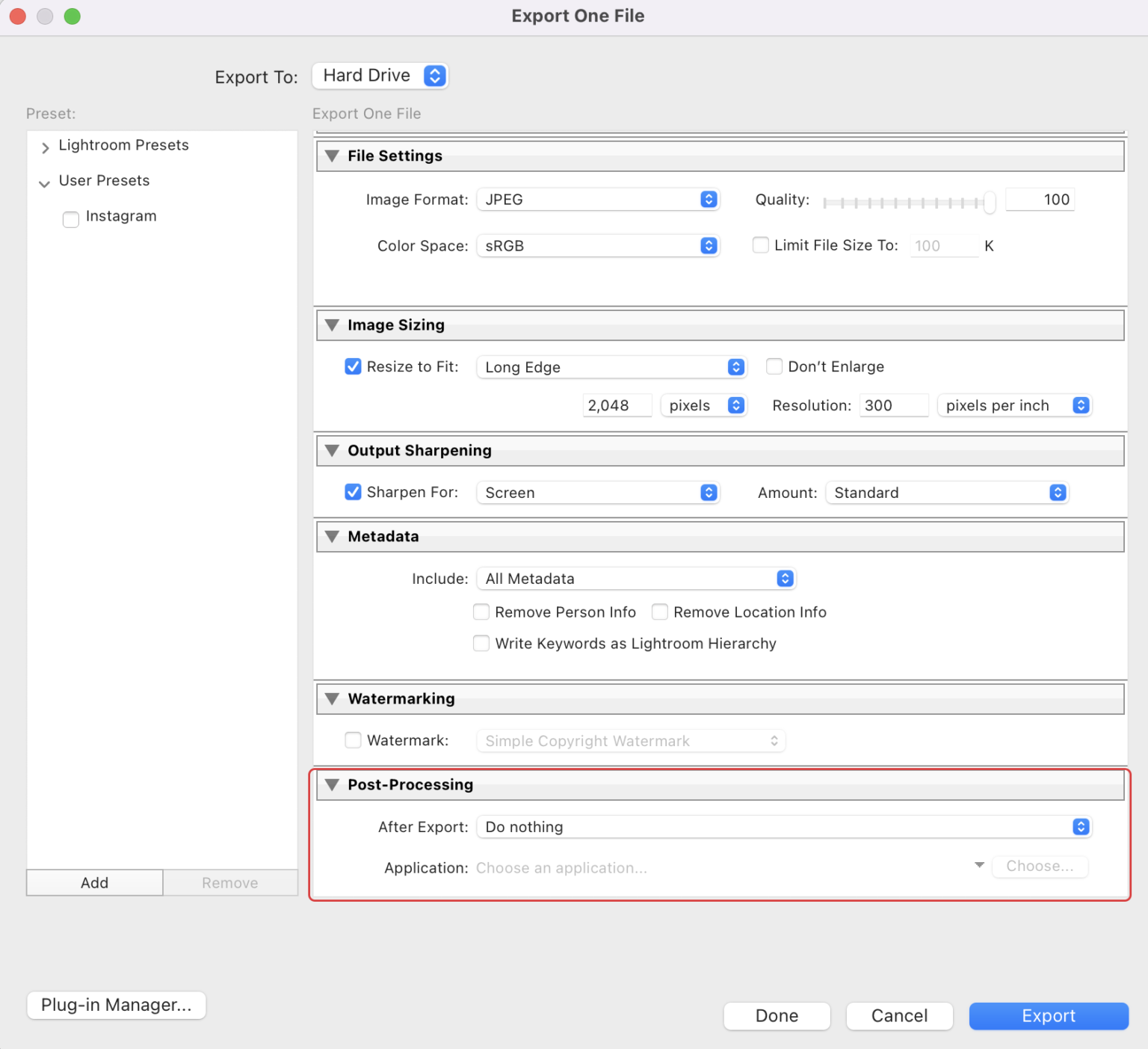 Lightroom Export Settings Every Photographer Should Know