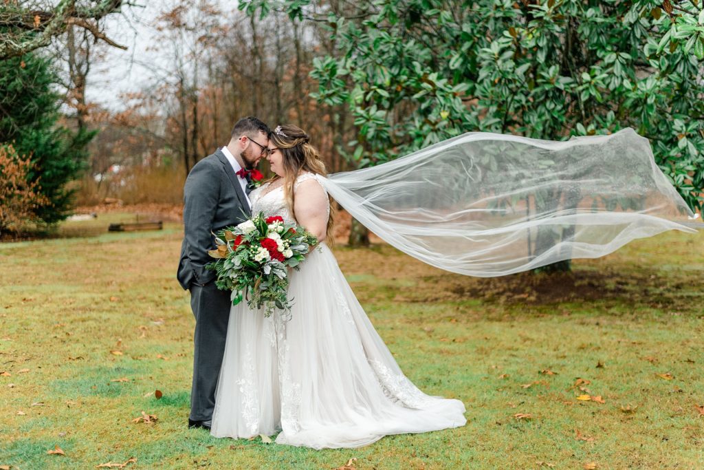 Winter Wedding at Glencliff Manor: Laurin + Melanie