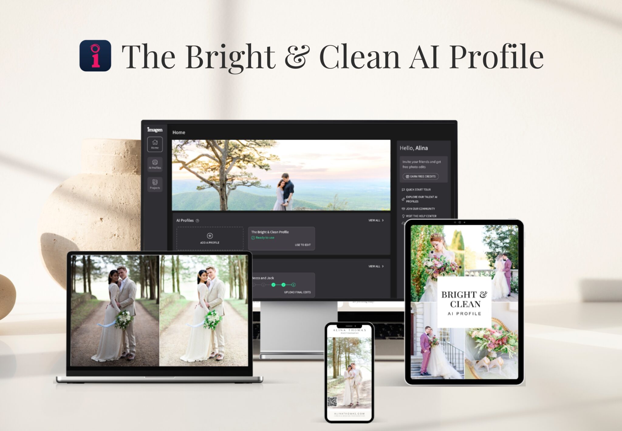 Imagen AI Editing Profile | Get 2,000 Free Credits